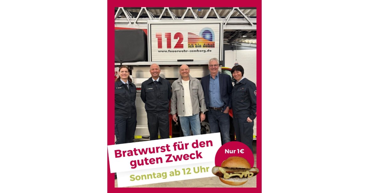 Bratwurst für den guten Zweck | Feuerwehr Bad Camberg