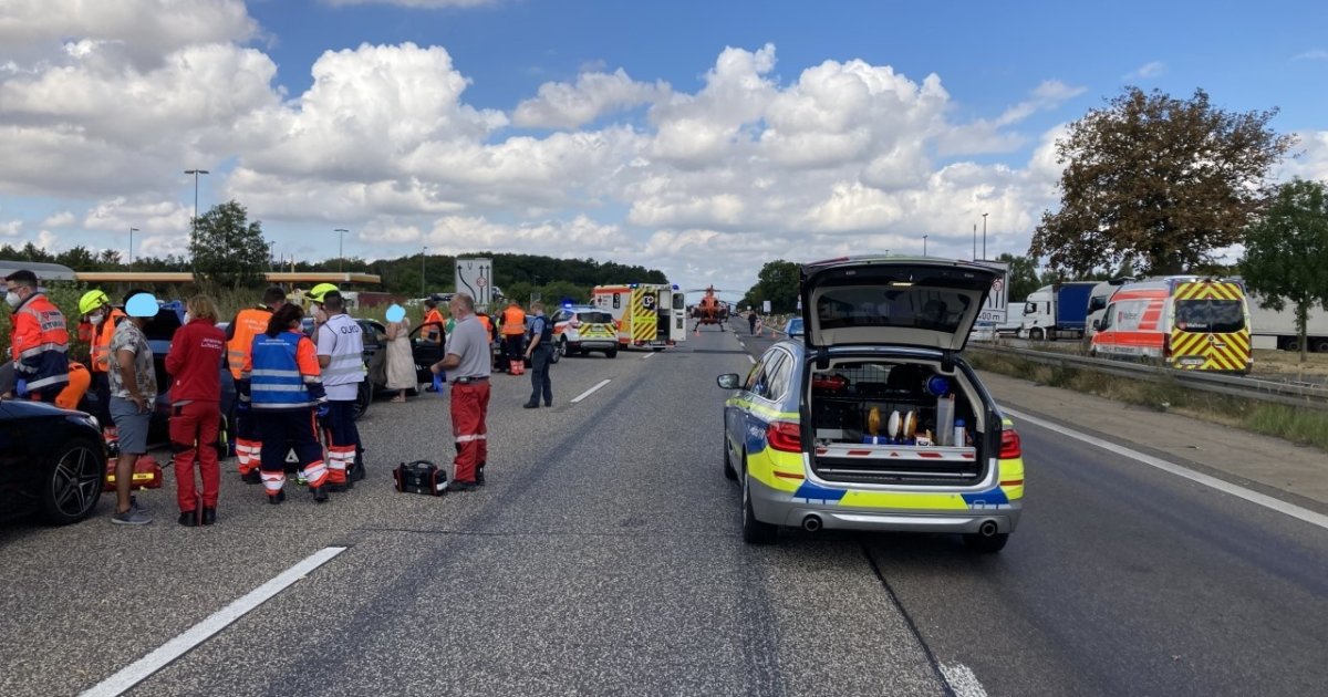Verkehrsunfall Autobahn 3 Richtung Köln | Feuerwehr Bad Camberg
